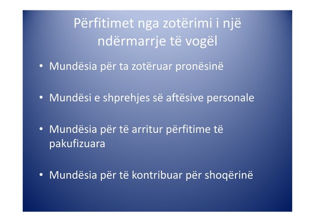 Sfidat e ndermarrjes | PPT