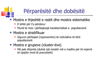Ligjerata 3 anketa, mostra dhe gabimet ne mostrim | PPT