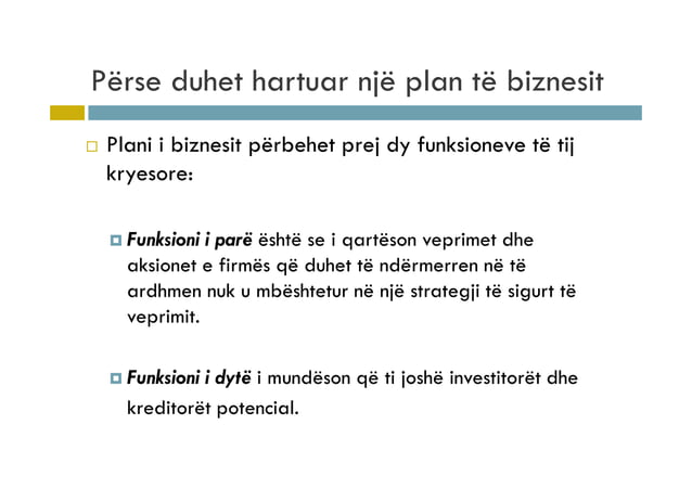 Plani i Biznesit | PDF