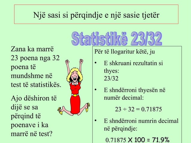 Ligjerata 7 indekset (perqindjet) | PPT