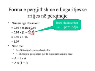 Ligjerata 7 indekset (perqindjet) | PPT