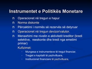 Politika monetare | PPT