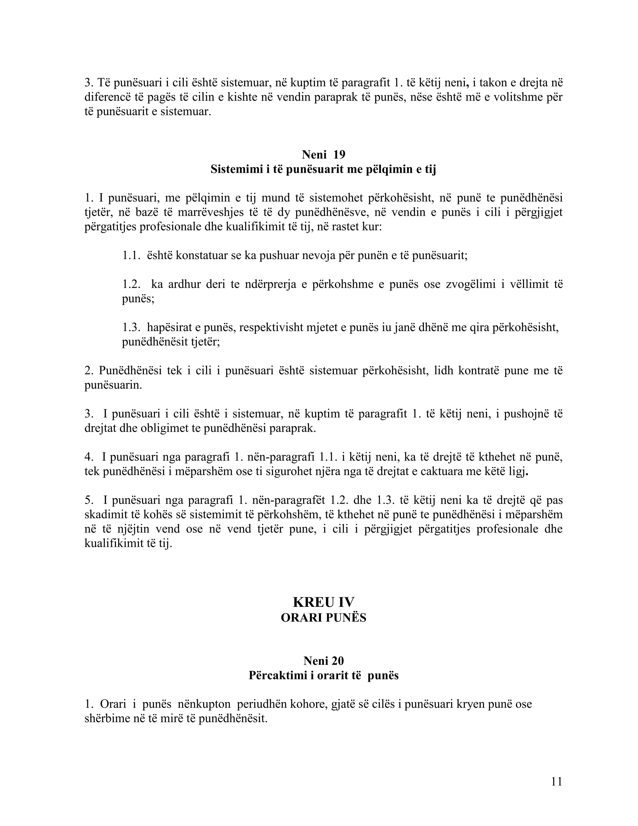 Ligji i punes 2010 212-alb | PDF