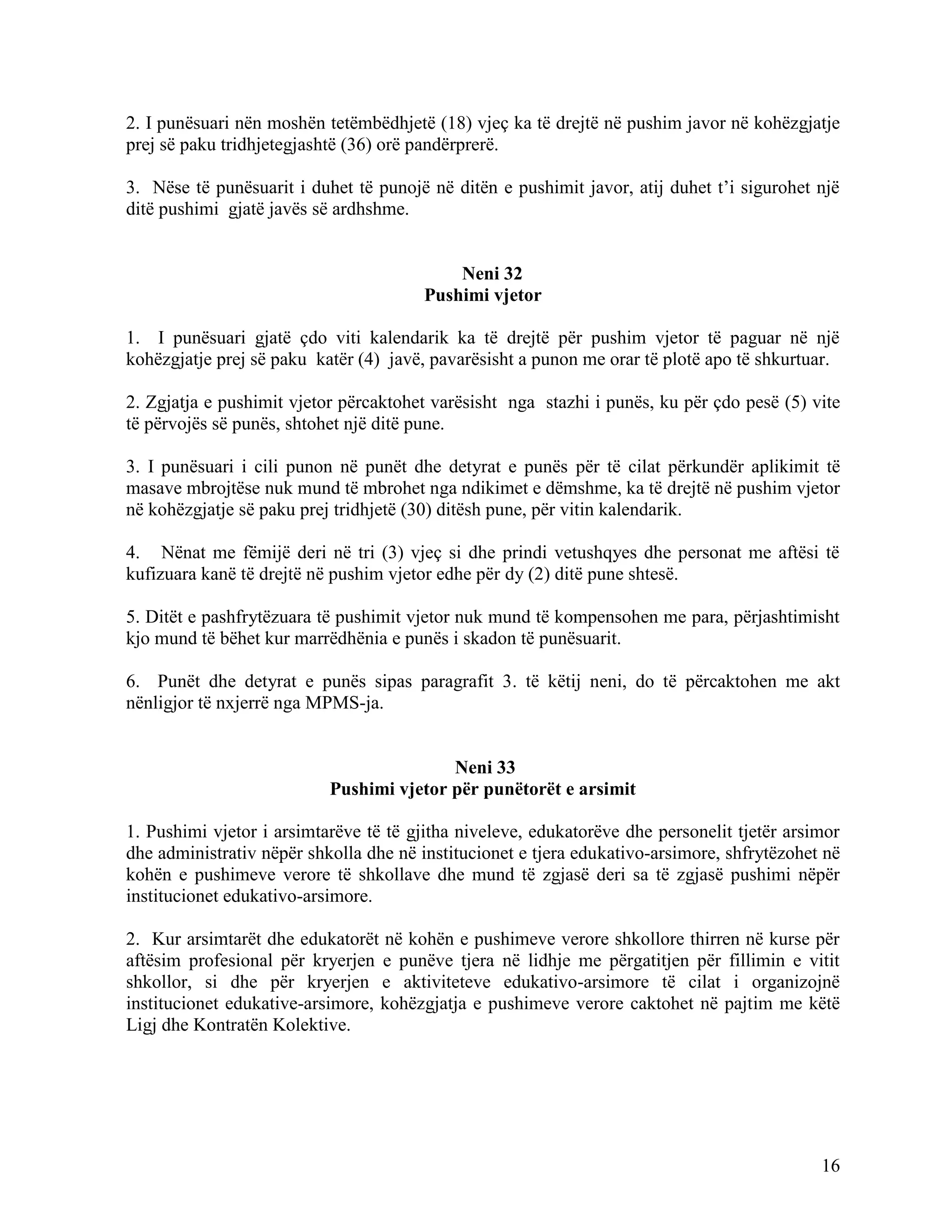 Ligji i punes 2010 212-alb | PDF