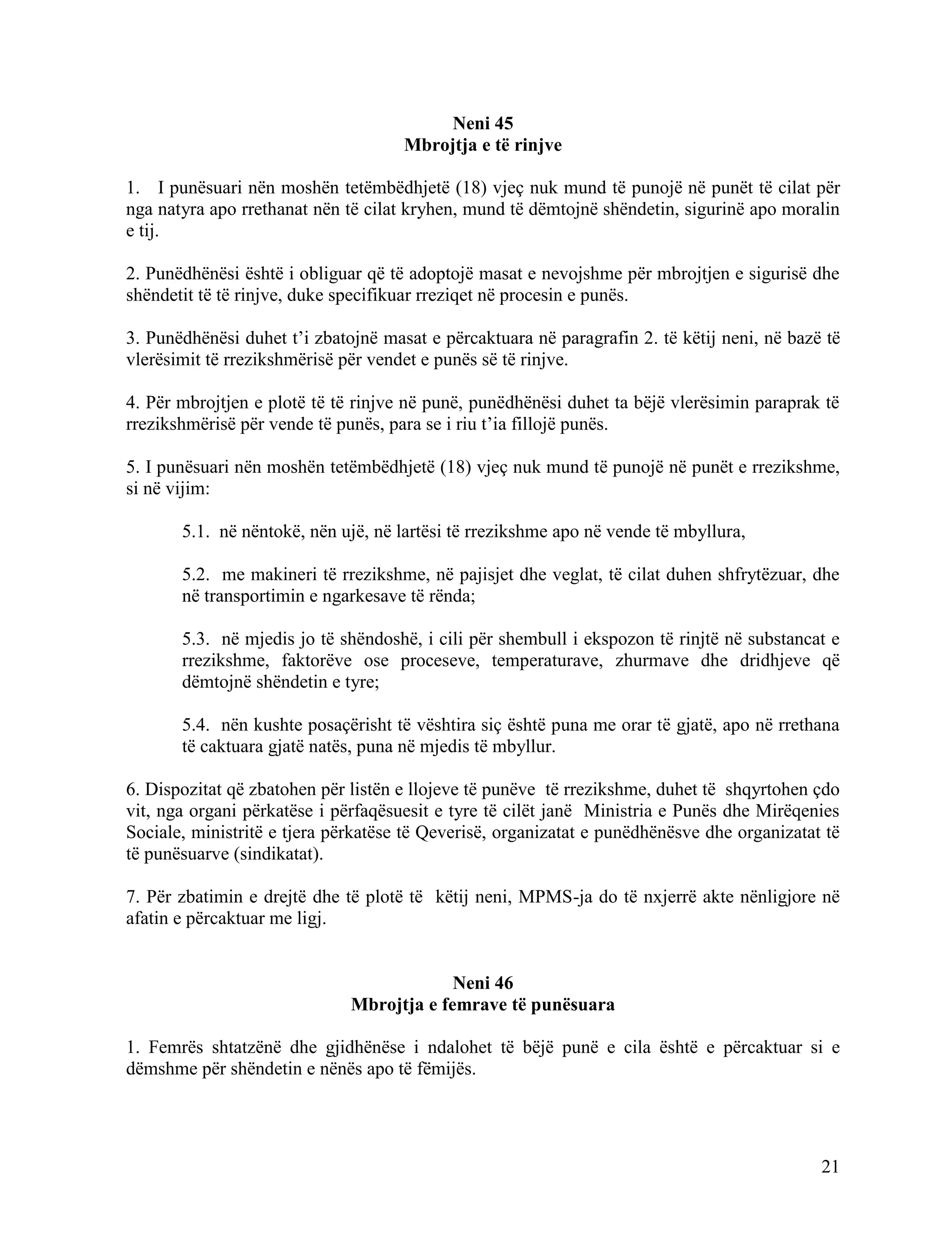 Ligji i punes 2010 212-alb | PDF