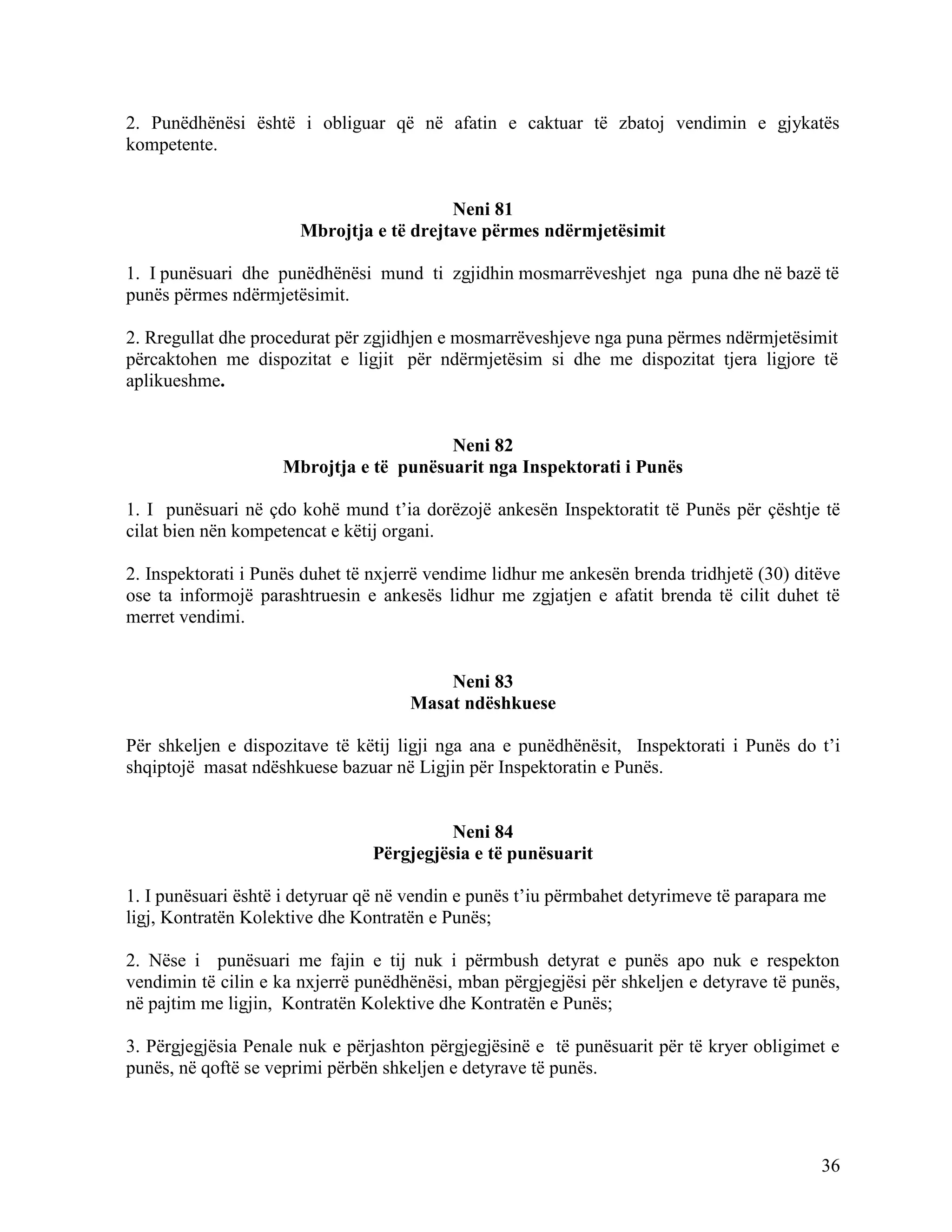 Ligji i punes 2010 212-alb | PDF