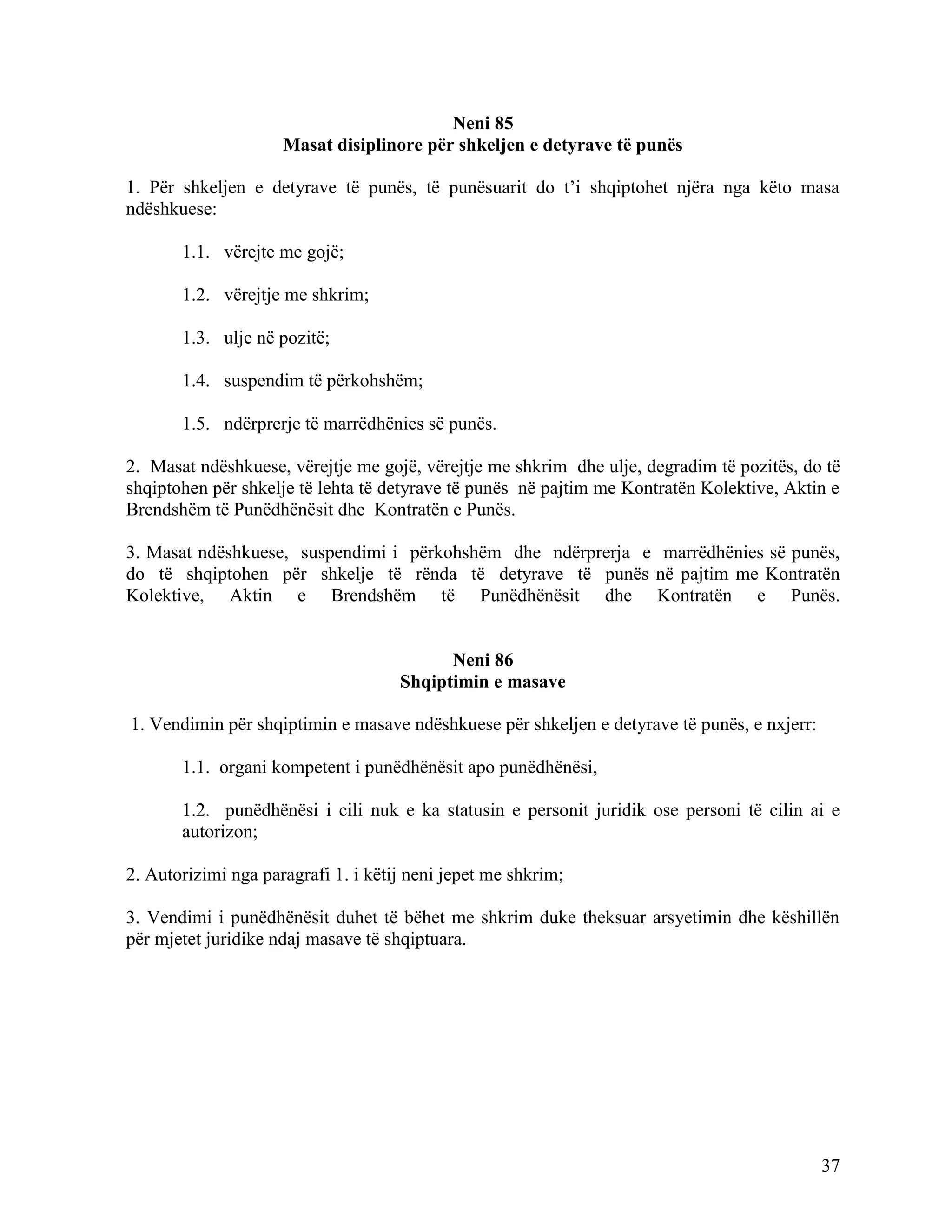 Ligji i punes 2010 212-alb | PDF