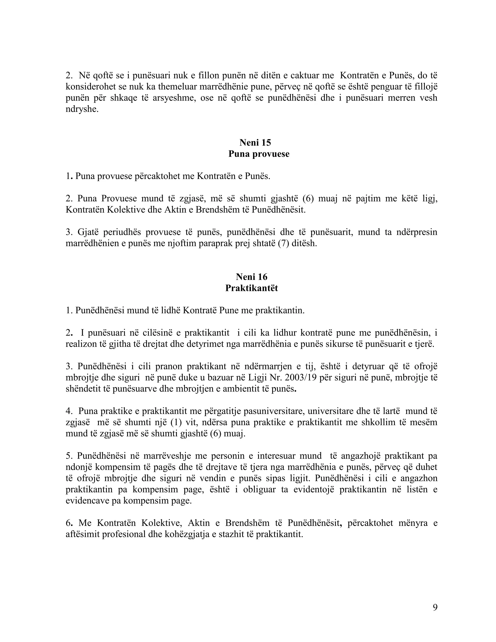 Ligji i punes 2010 212-alb | PDF