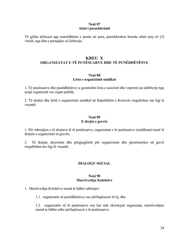 Ligji i punes 2010 212-alb | PDF