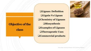 Lignans | PPTX