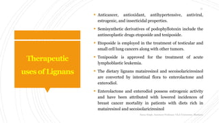 Lignans | PPTX