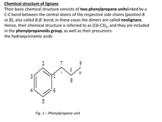 Lignans and flavonoids | PPTX