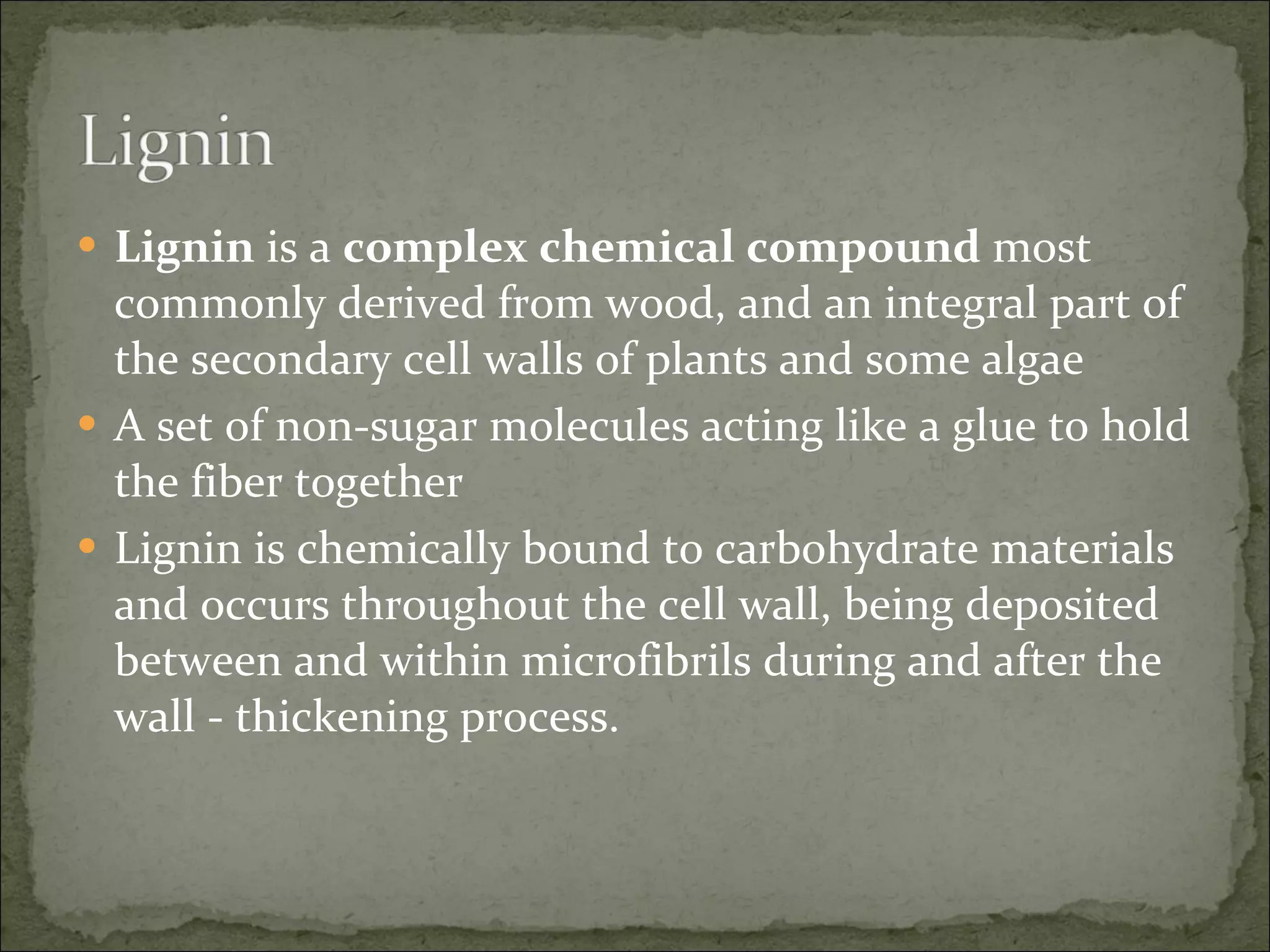 Lignin | PPT