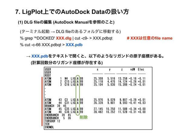 Ligplot+_japanese_ver.1.1 | PDF | Chemistry | Science