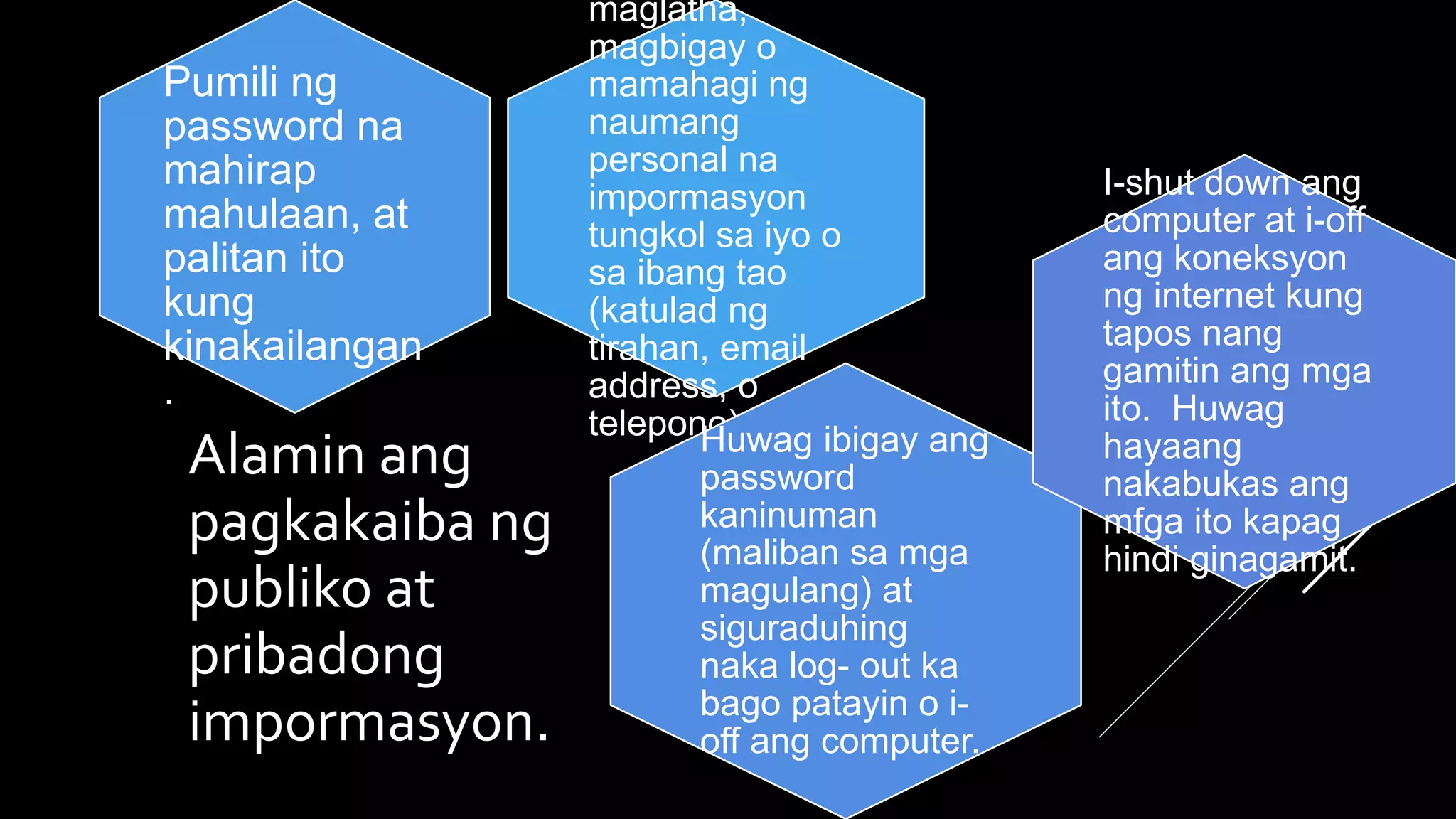 Ligtas at Responsableng Paggamit ng Computer, Internet at Email | PPTX