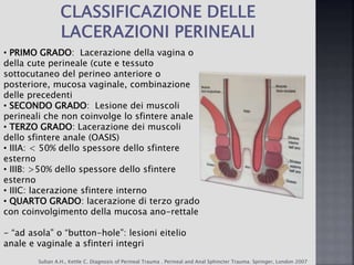 Algoritmo Lacerazioni Perineali III e IV grado | PPTX