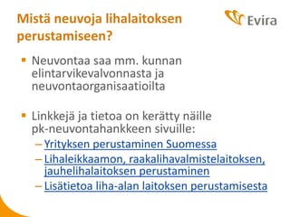 Liha-alan laitoksen perustaminen | PDF