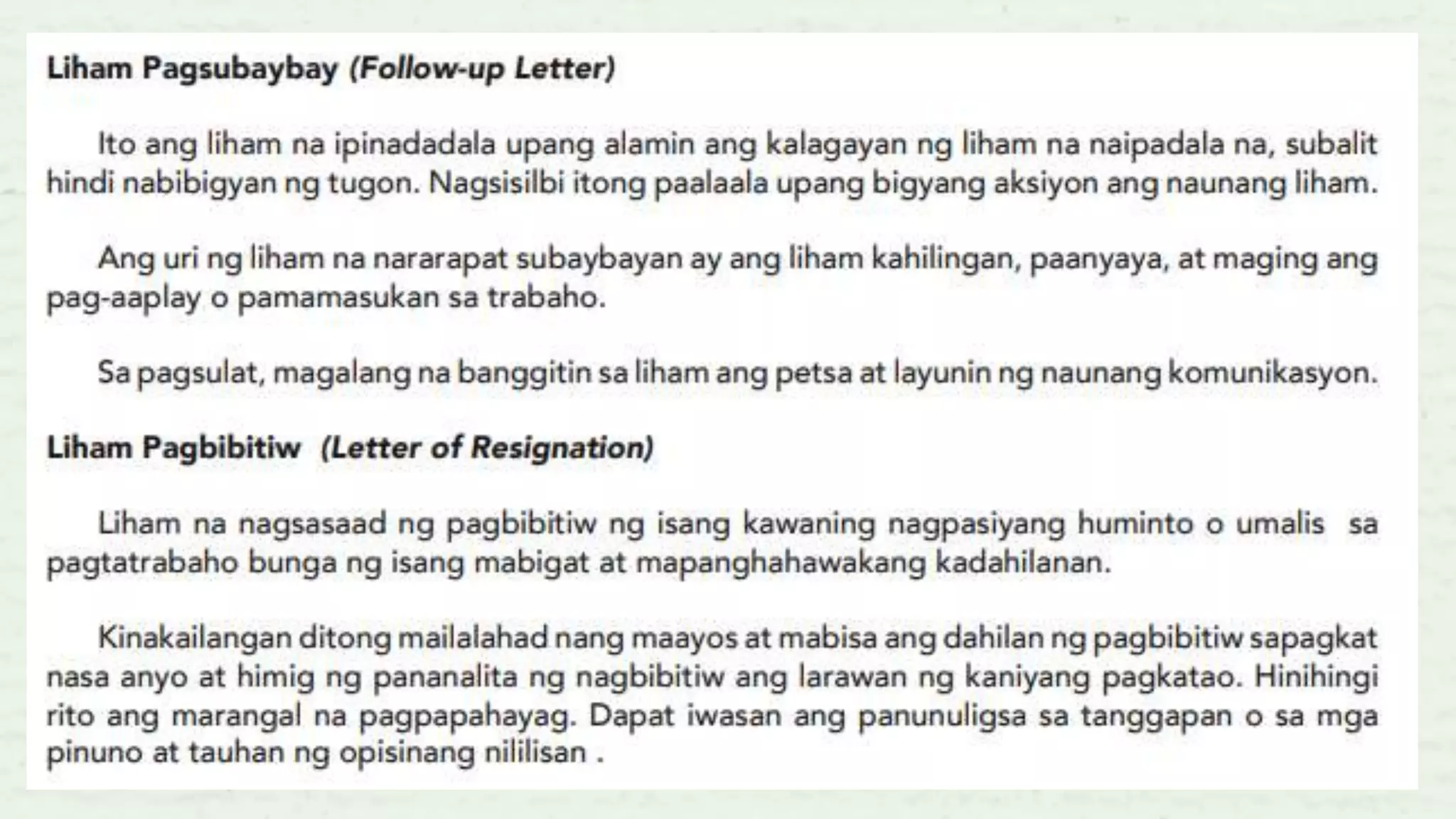 Pagsulat ng Liham | PPTX