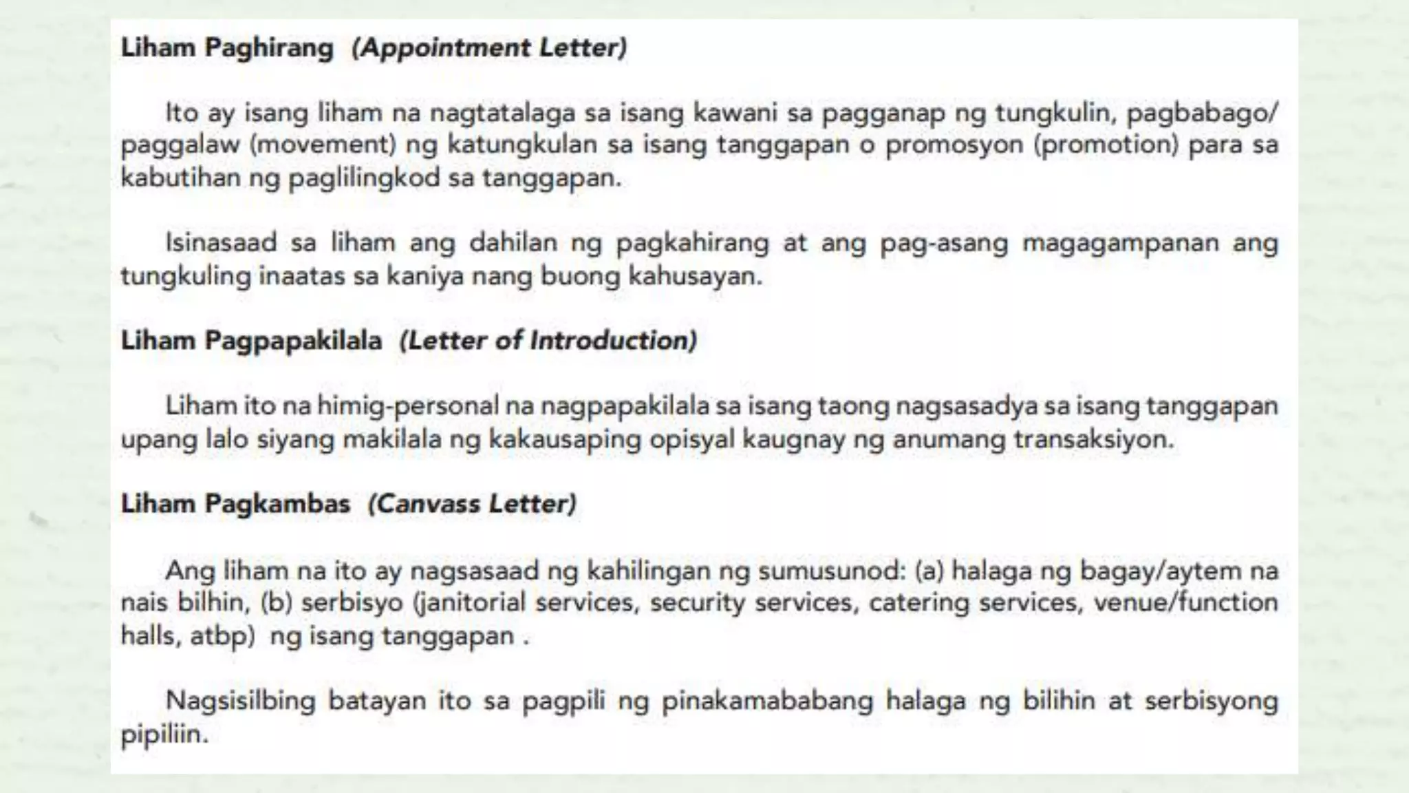 Pagsulat ng Liham | PPTX