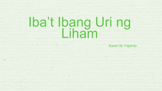 Pagsulat ng Liham | PPTX