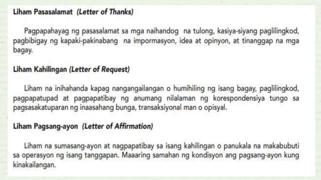 Pagsulat ng Liham | PPTX