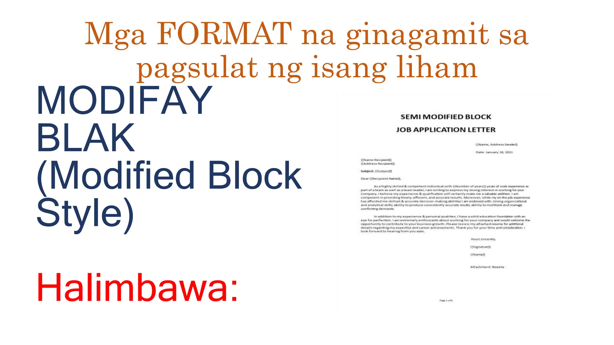 liham-pangnegosyo FILIPINO SA PILING LARANG | PPTX