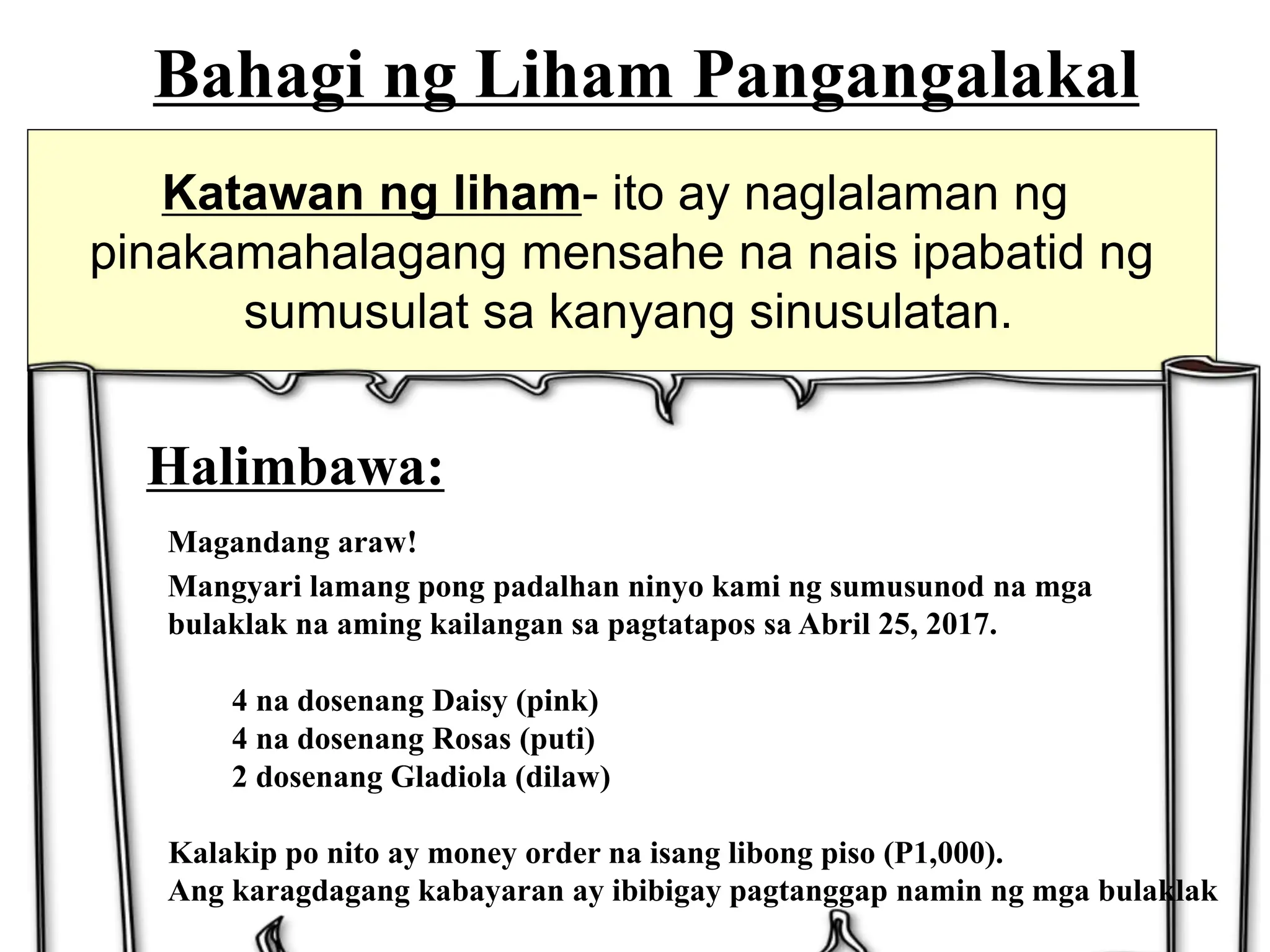 Liham-Pangnegosyo Filipino sa PIling Larang Tech Voc-ppt.ppt