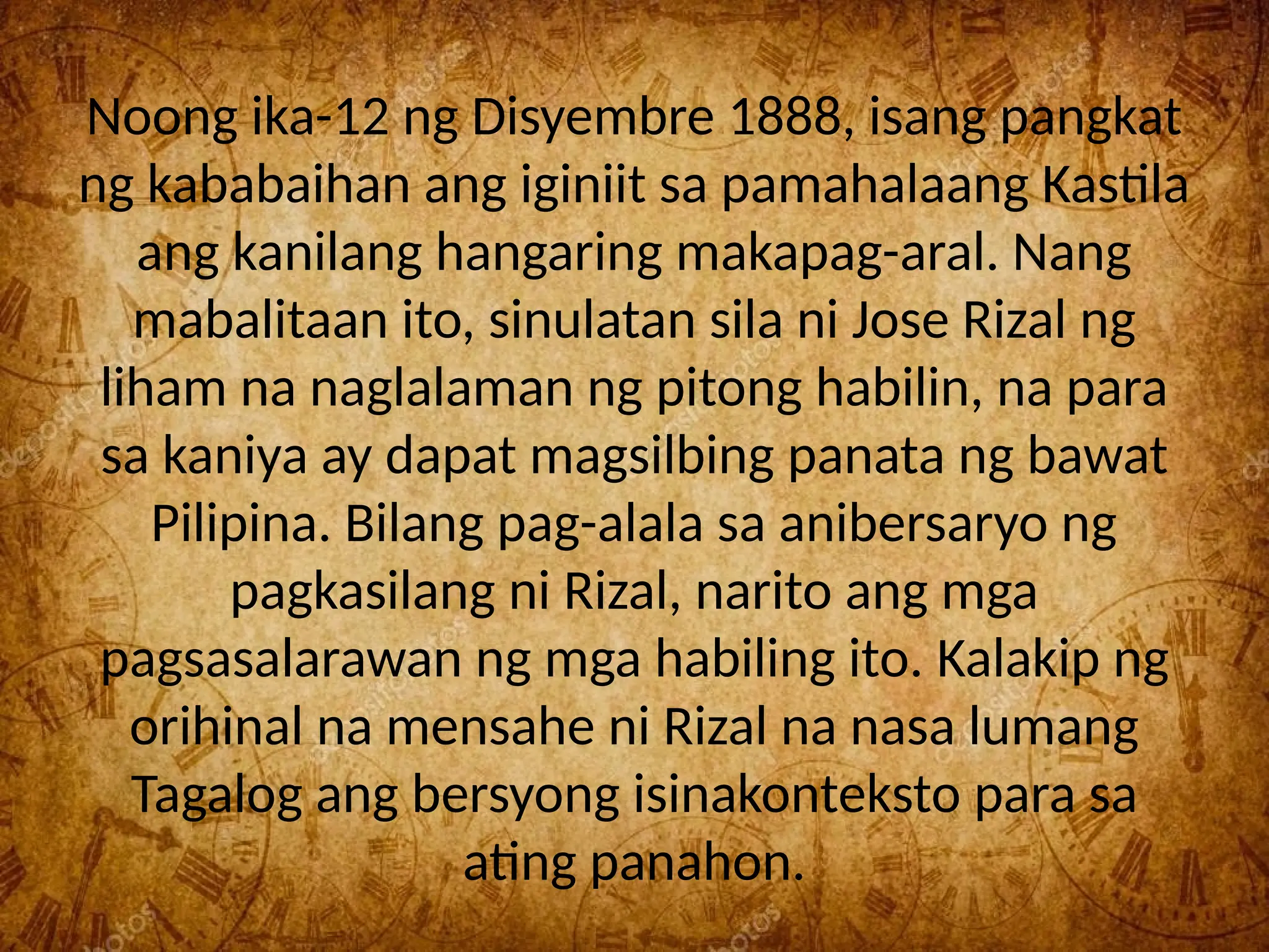 Rizal: LIHAM sa kadalagahan ng Malolos.pptx