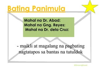 Liham Pangangalakal | PPTX