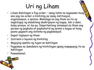 Liham pangangalakal | PDF