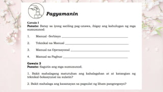 Liham pang negosyo (GAabay sa Pagsulat ng isang liham pang negosyo ...