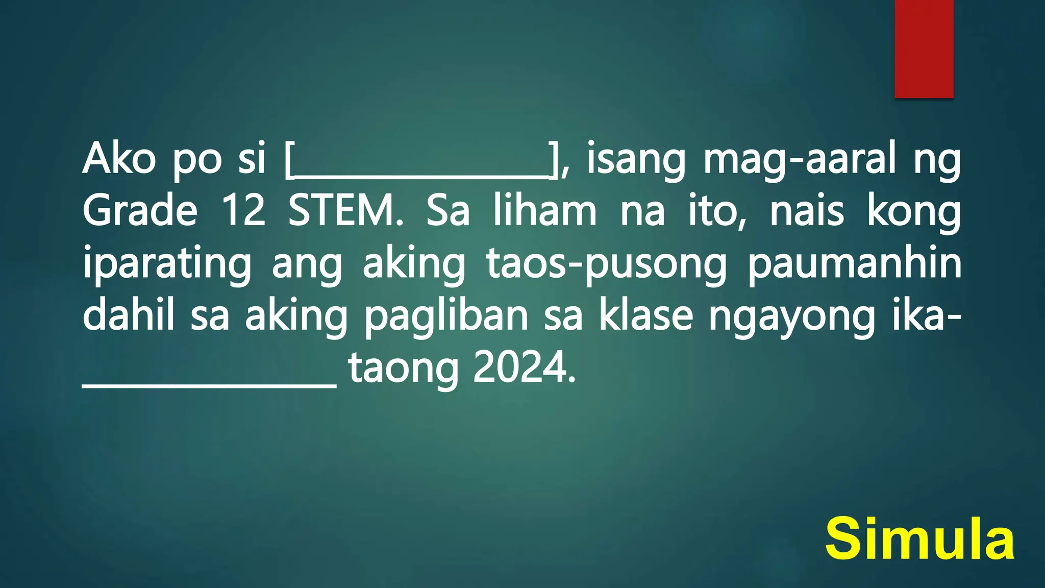 Liham Paumanhin (Ginagamit upang Hming ng Tawad).pptx