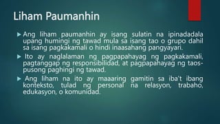 Liham Paumanhin (Ginagamit upang Hming ng Tawad).pptx