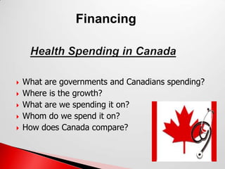 Canadian Medicare Presentation at Hofstra University | PPTX | Health ...