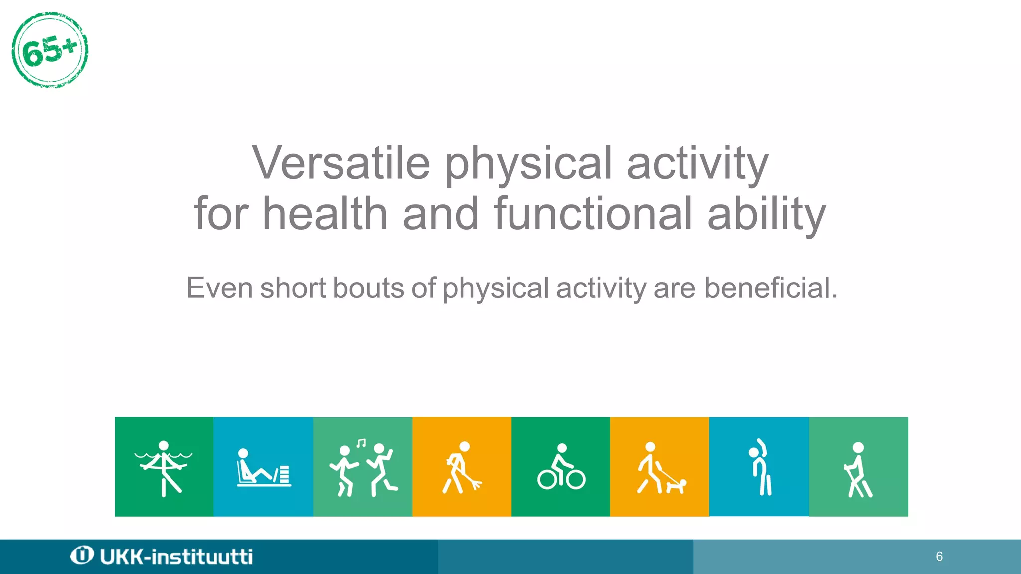Physical activity recommendation for over 65-year-olds | PDF