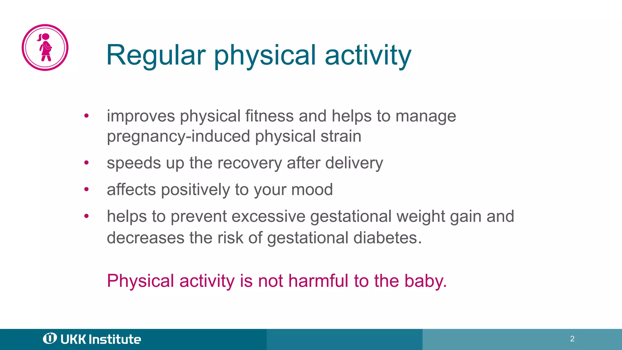 Physical activity recommendation during pregnancy | PDF