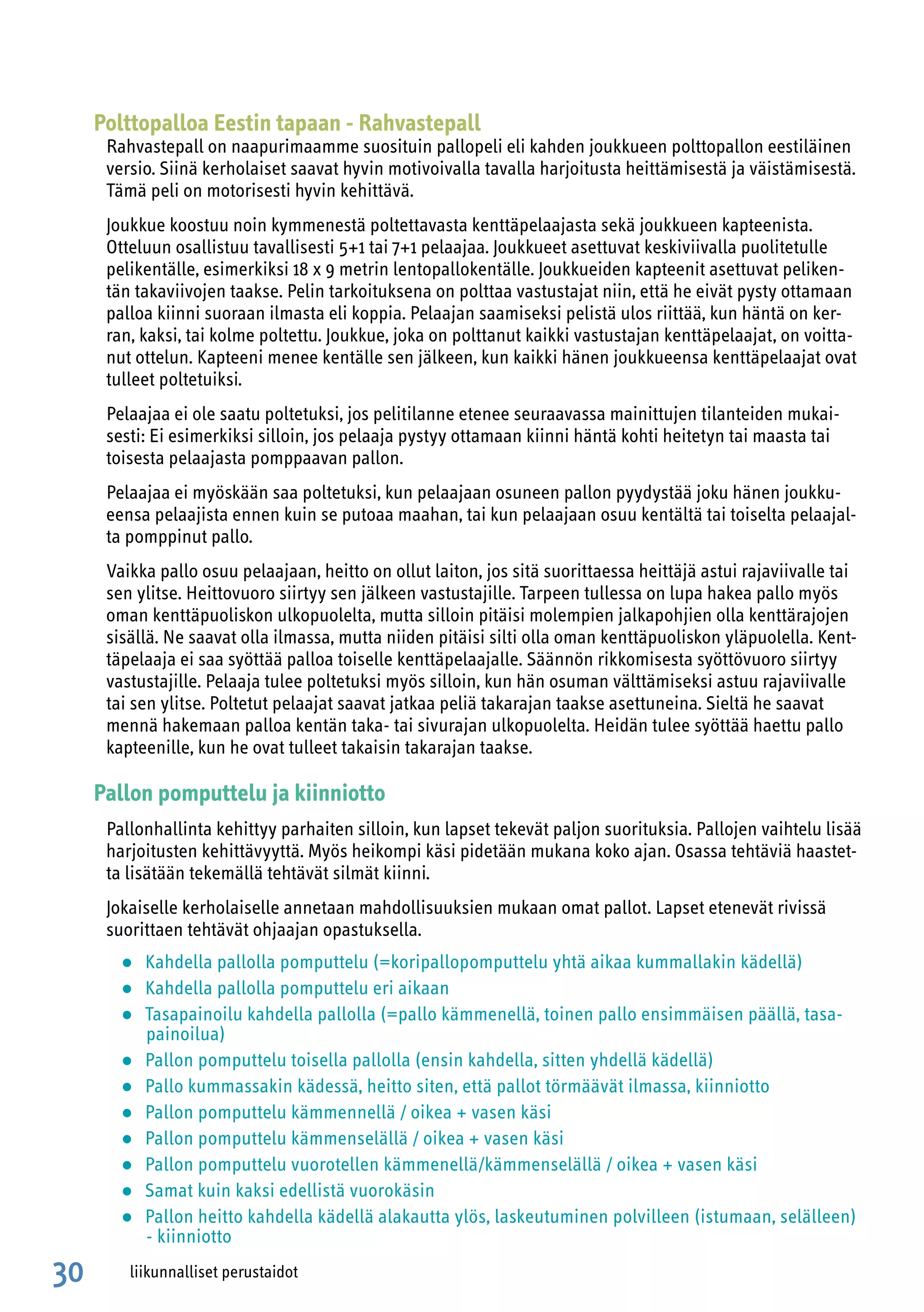 Liikunnalliset perustaidot -kerhovihko | PDF
