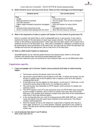 Linux Internals - Interview essentials 2.0 | PDF