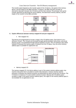 Linux Internals - Interview essentials 3.0 | PDF | Operating Systems | Computer Software and ...