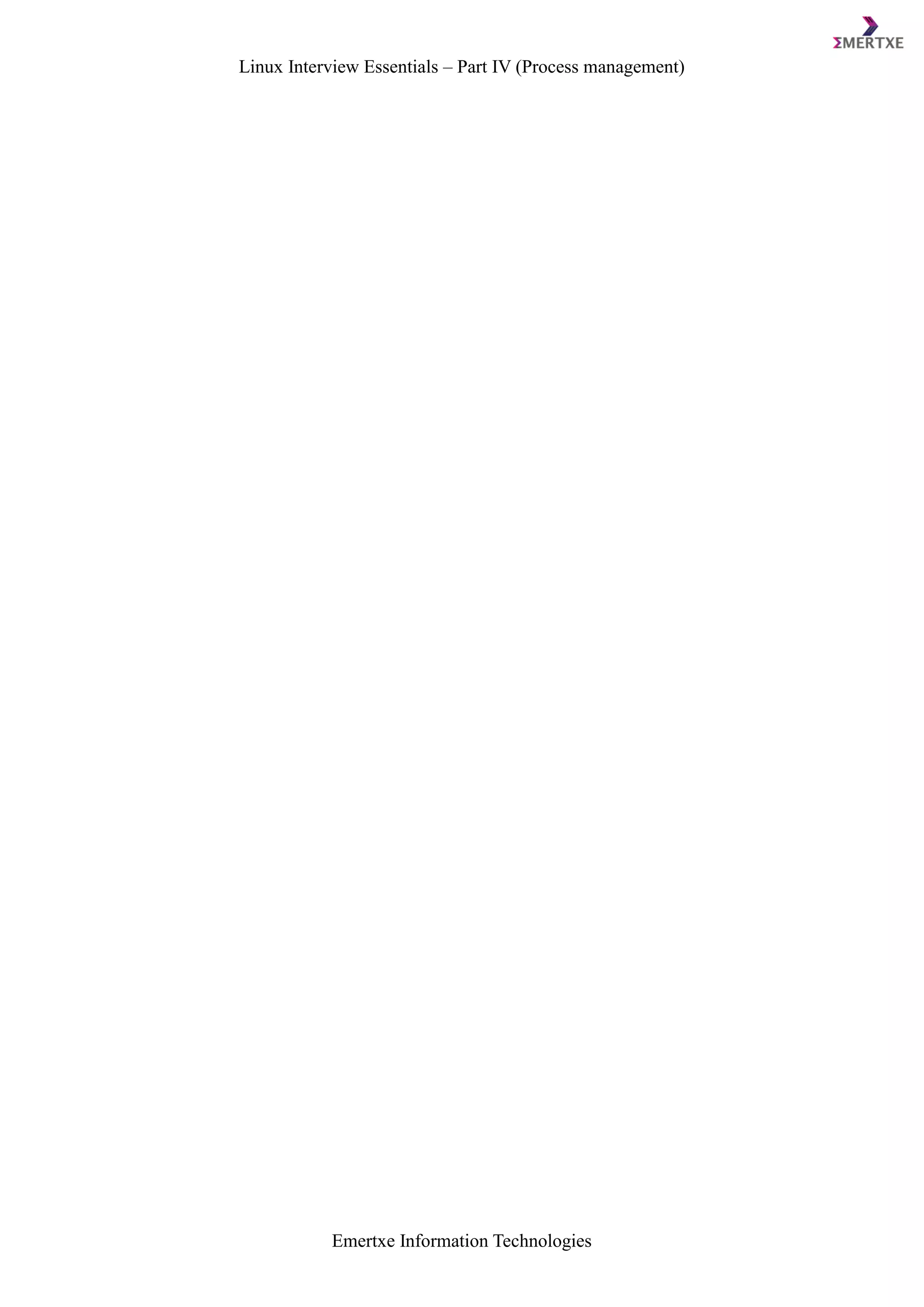 Linux Internals - Interview essentials 4.0 | PDF