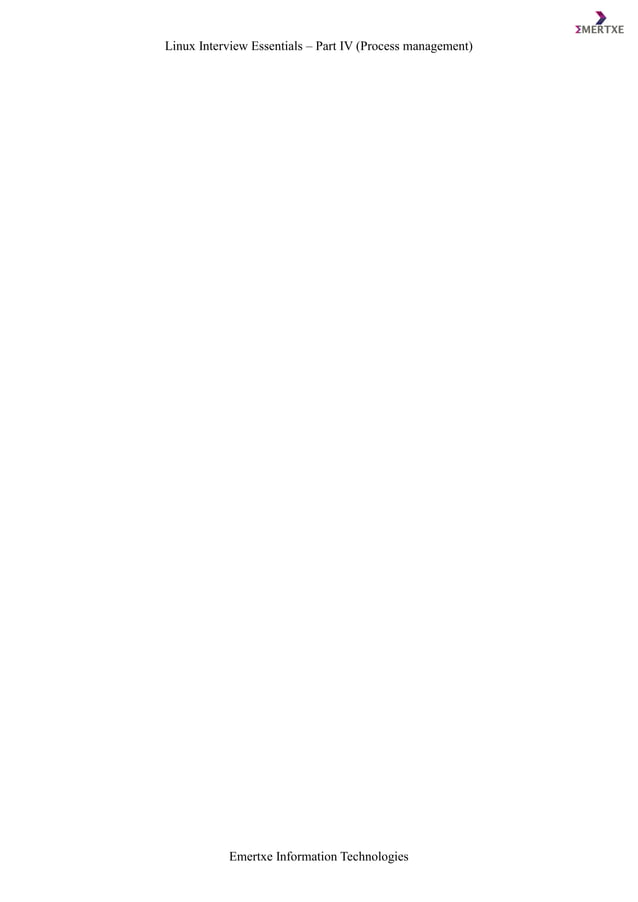 Linux Internals - Interview essentials 4.0 | PDF