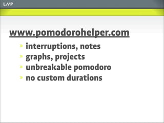 Pomodoro Technique for agile Teams | PPT
