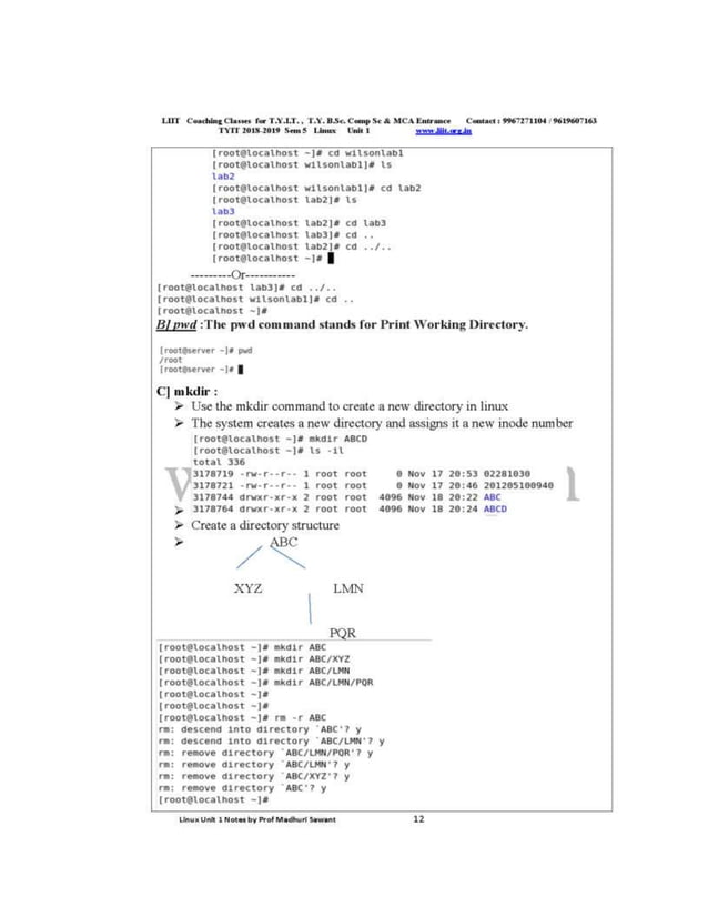 Liit Tyit Sem 5 Linux Unit 1 2018 Most Important Questions With Answers Pdf