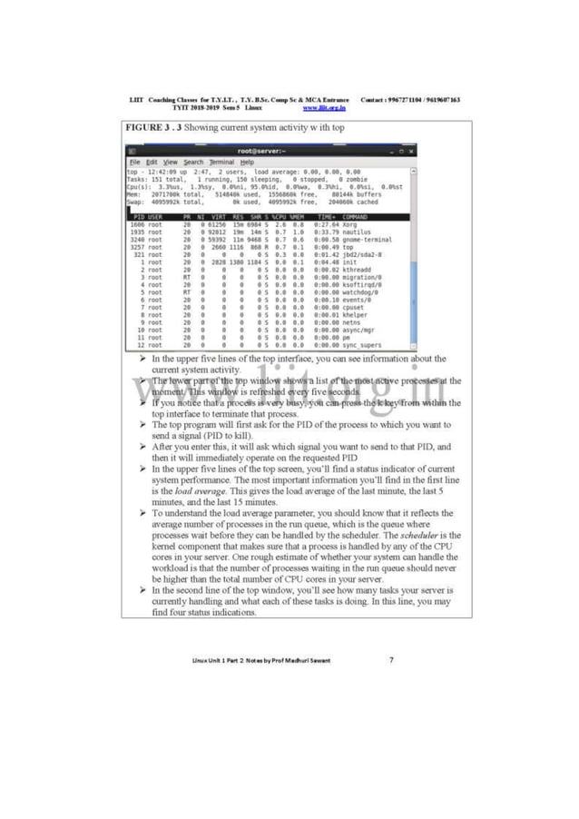 Liit tyit sem 5 linux unit 1 2018 most important questions with answers | PDF