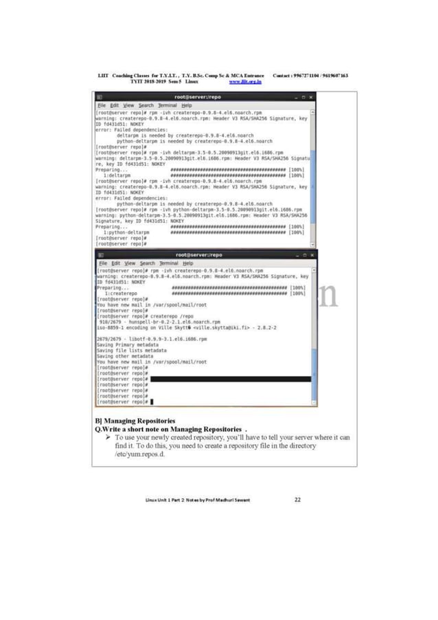 Liit Tyit Sem 5 Linux Unit 1 2018 Most Important Questions With Answers Pdf