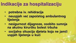 Liječenje akutnog infektivnog proljeva | PPT