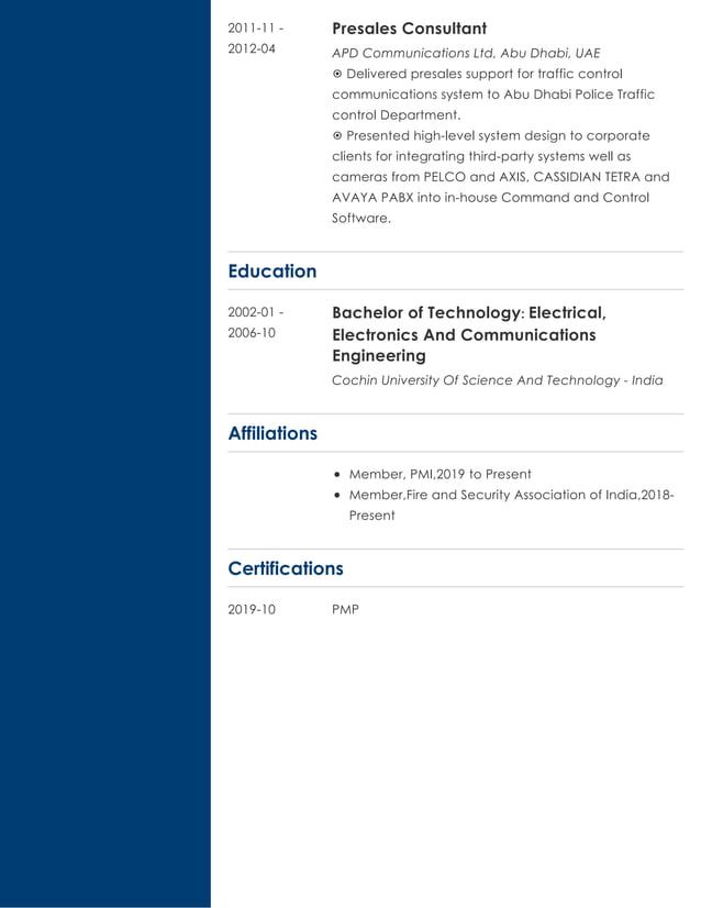 Lijin thomas gulf resume | PDF