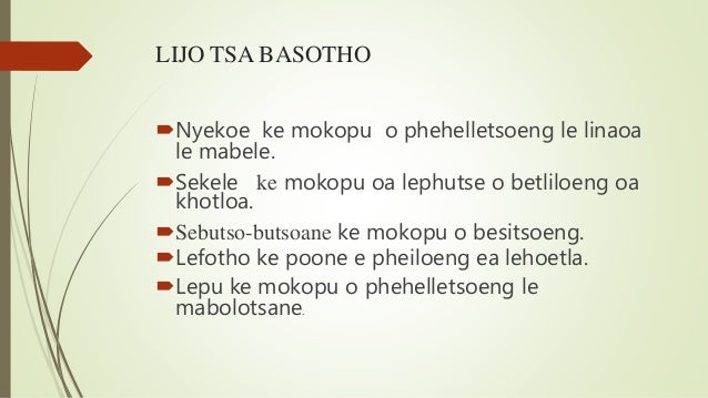LIJO TSA BASOTHO.pptx