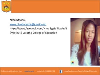 Lijo tsa basotho | PPTX