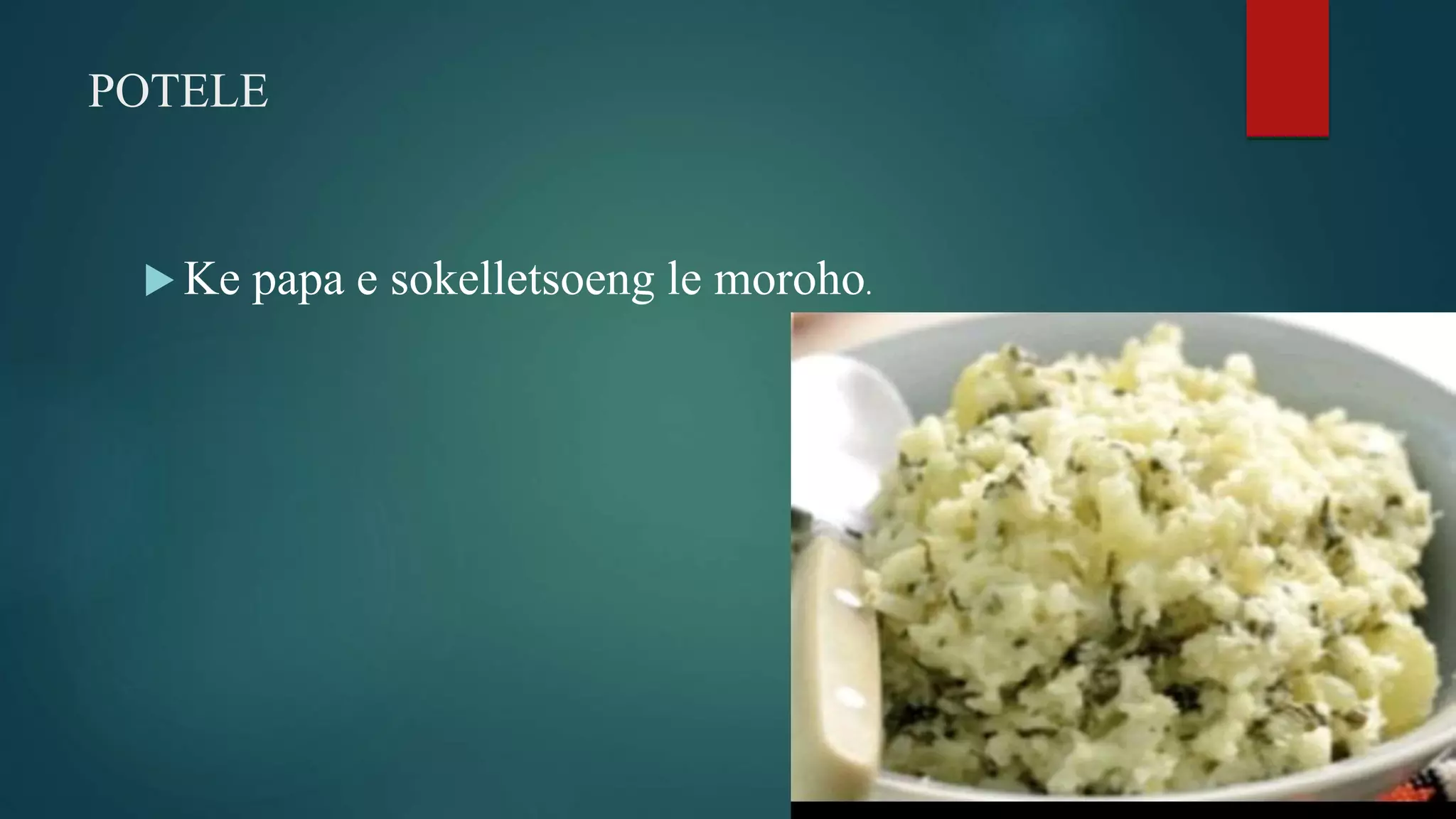 LIJO TSA SESOTHO | PPTX